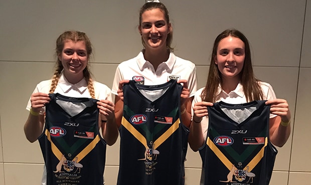SUNS trio named in U18 All Australian Team