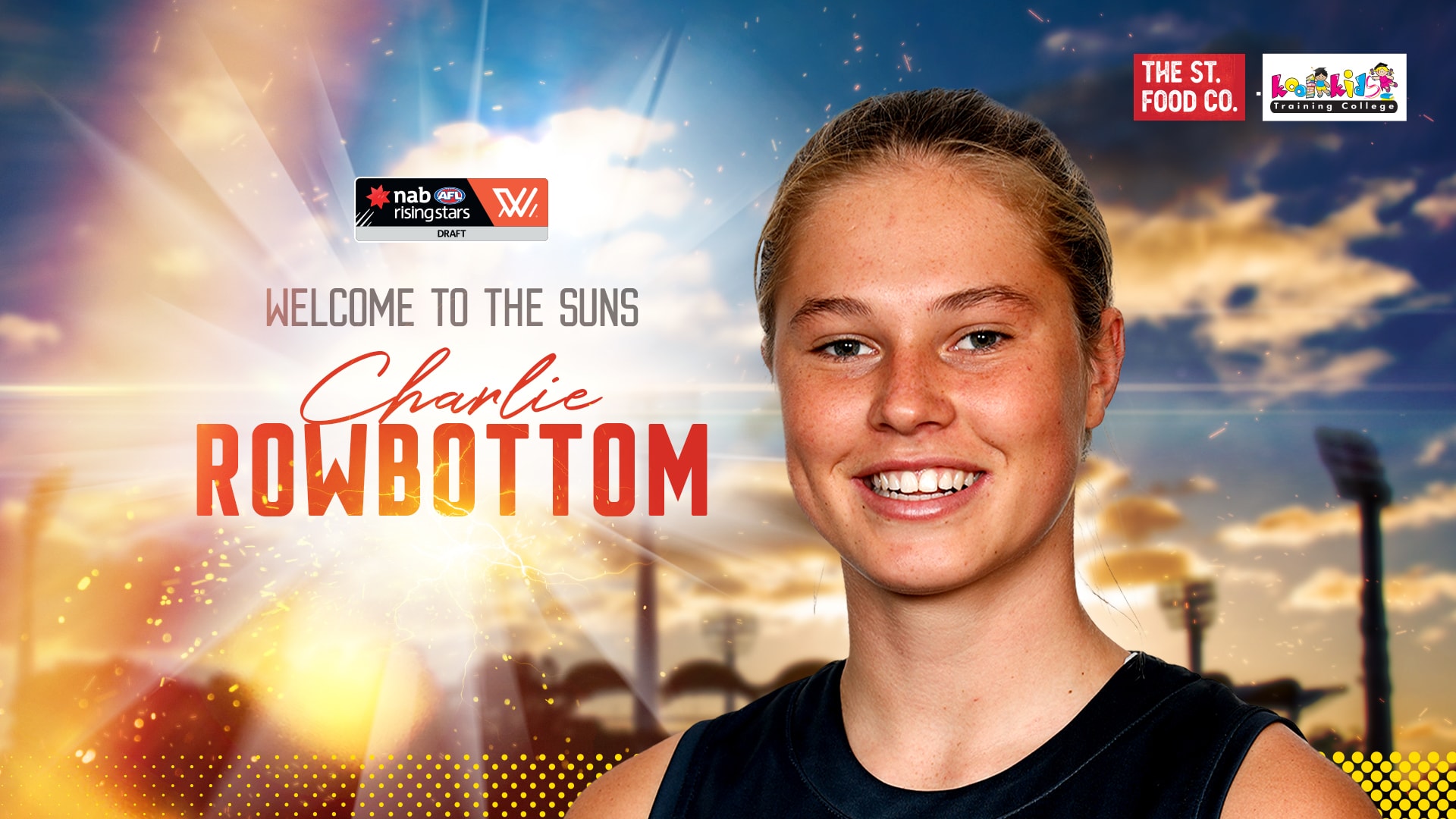 Charlie Rowbottom becomes a SUN with Pick 1