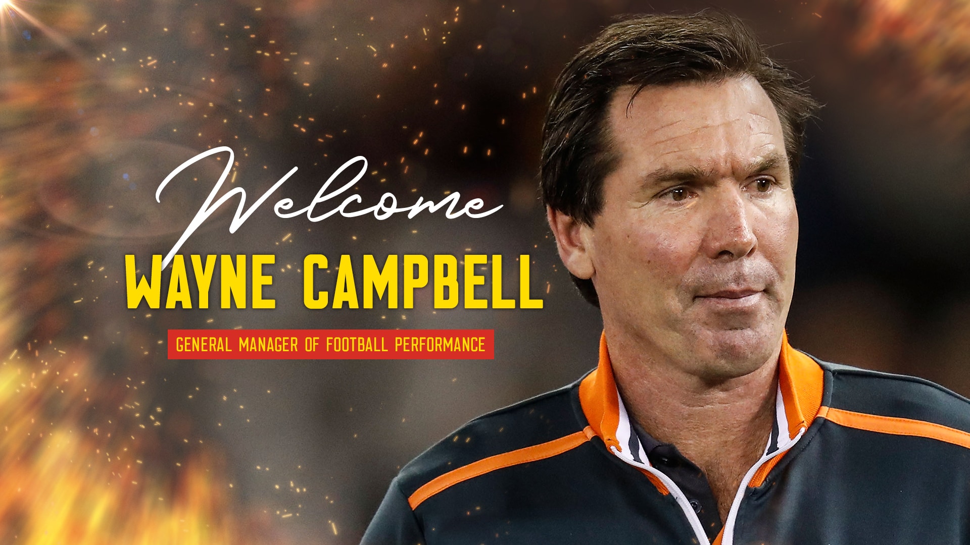 Wayne Campbell joins SUNS as General Manager of Football Performance