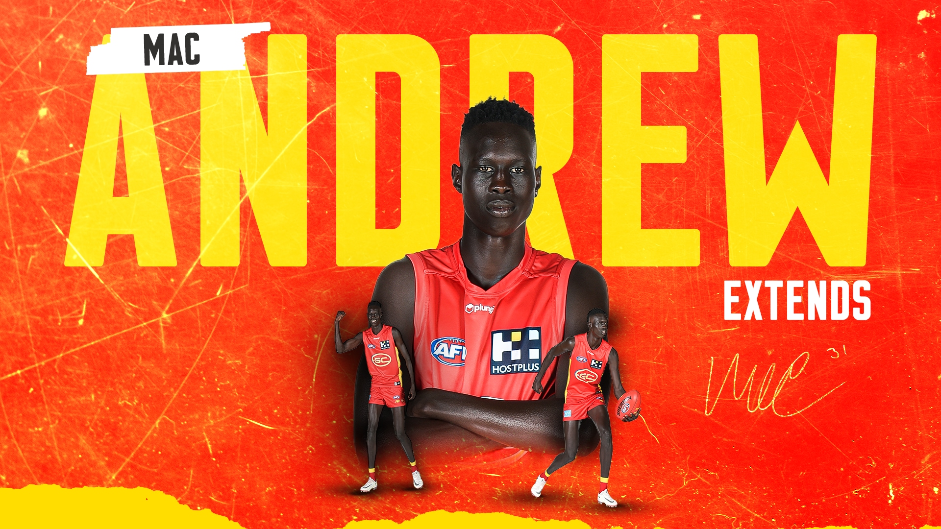 Sky the limit for Mac Andrew after two-year extension