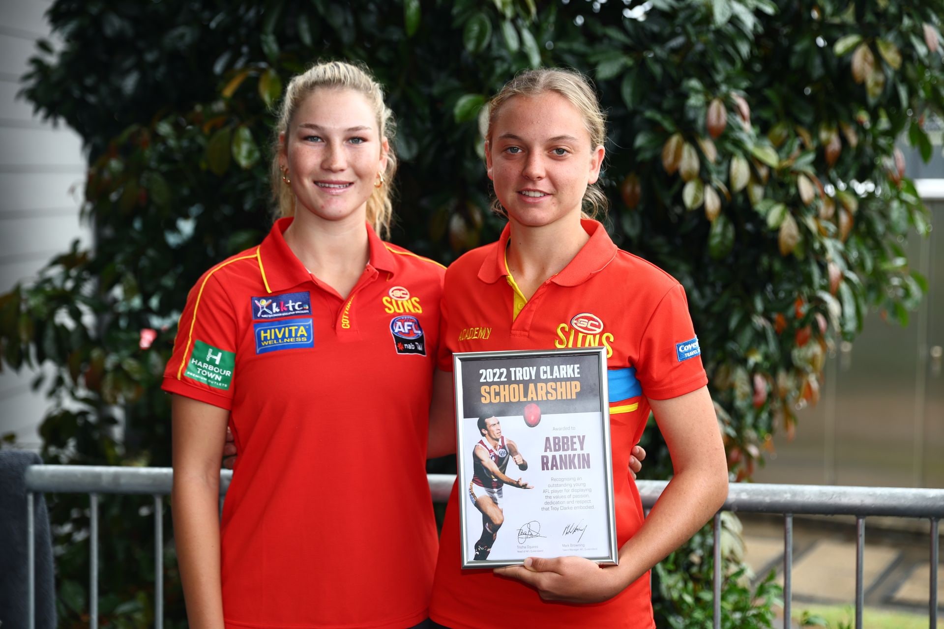 SUNS Academy star awarded Troy Clarke Scholarship