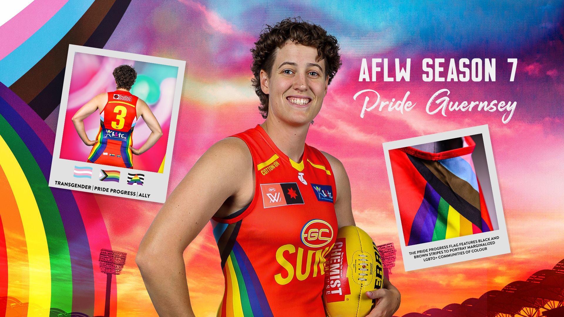 Gold Coast SUNS Season 7 Pride Guernsey Launch