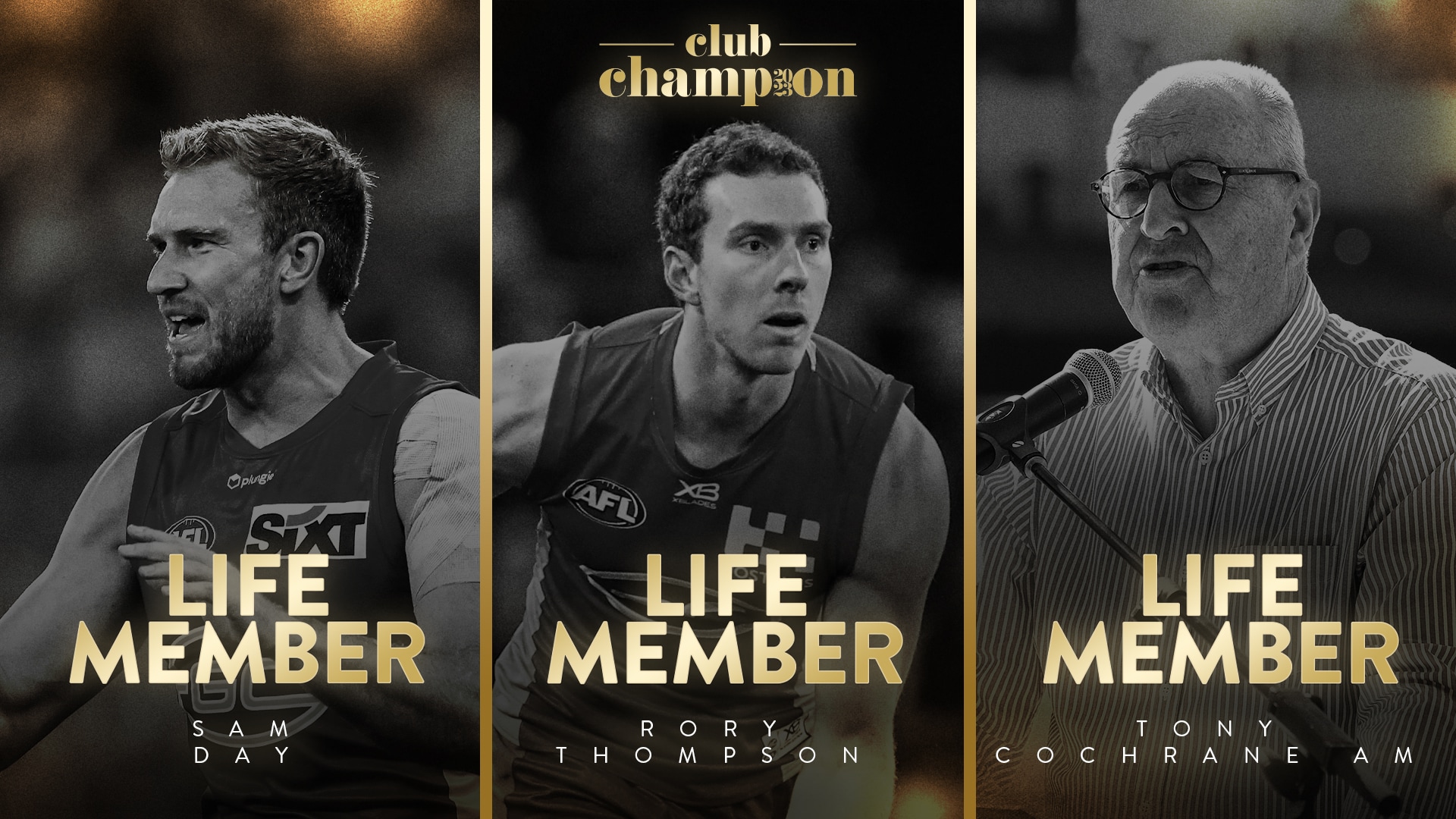 Cochrane, Day & Thompson inducted as Life Members