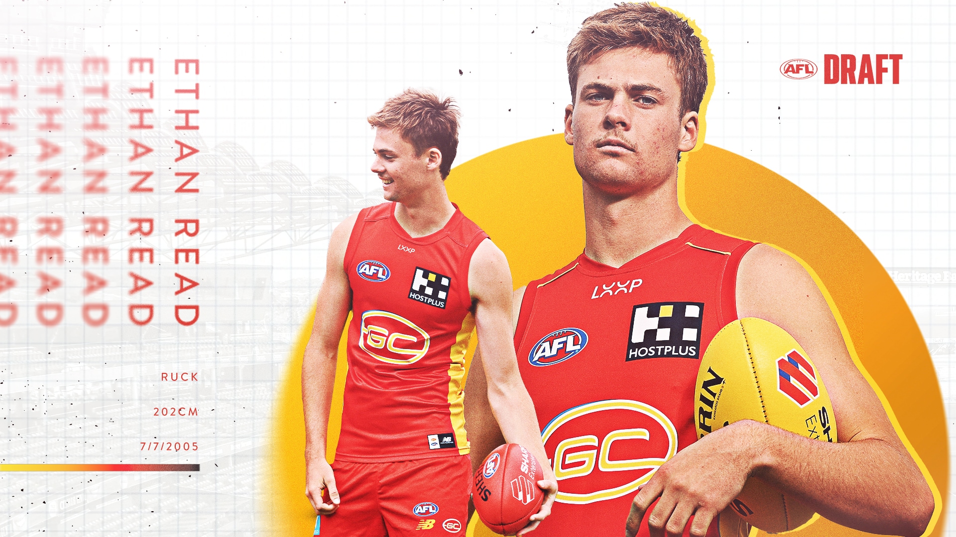 Read picked No.9 in AFL Draft