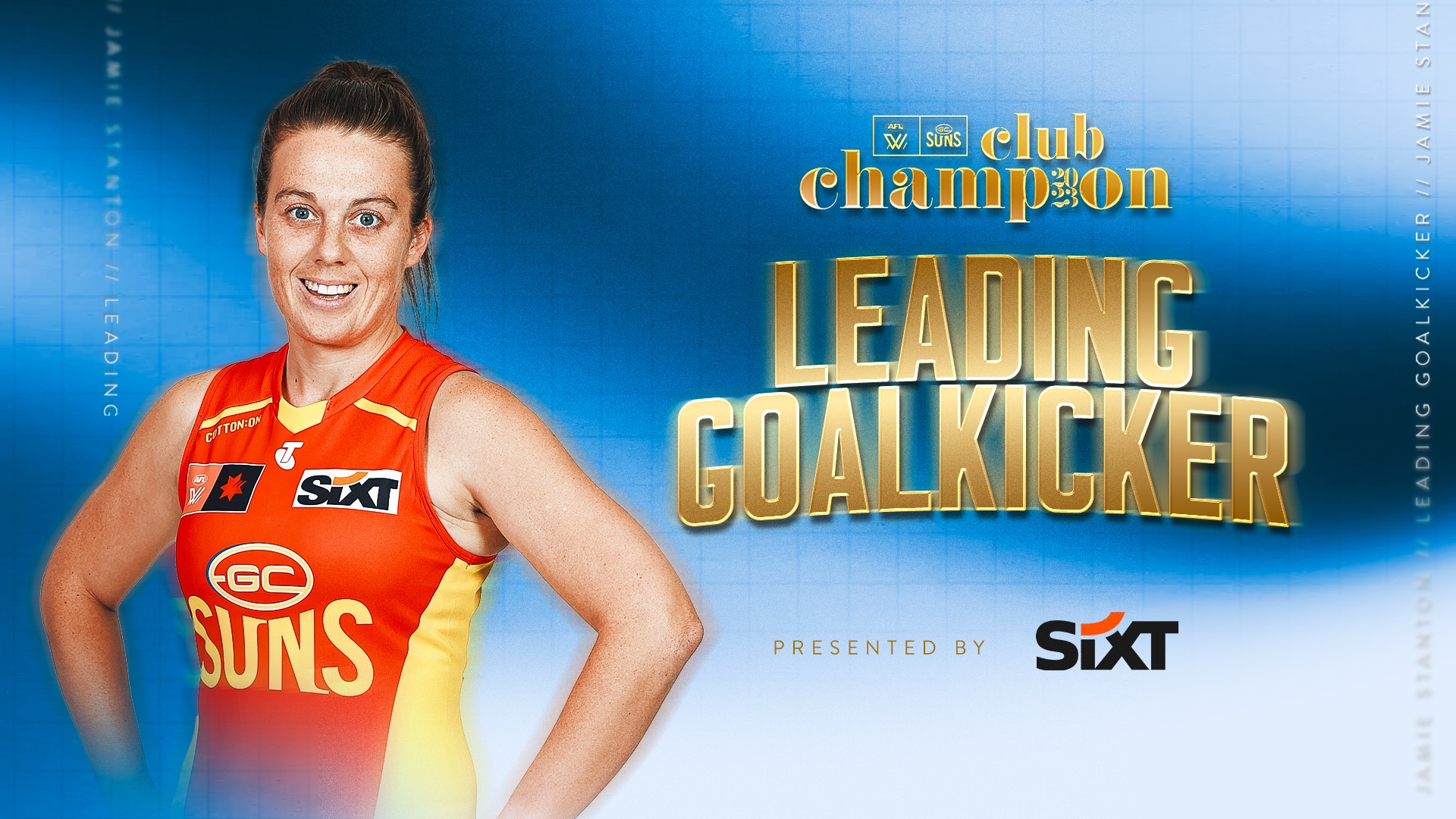 Jamie Stanton takes out maiden Leading Goalkicker Award