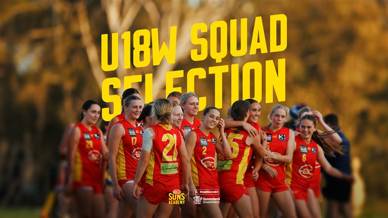 SUNS Academy U18W Final Squad Announcement