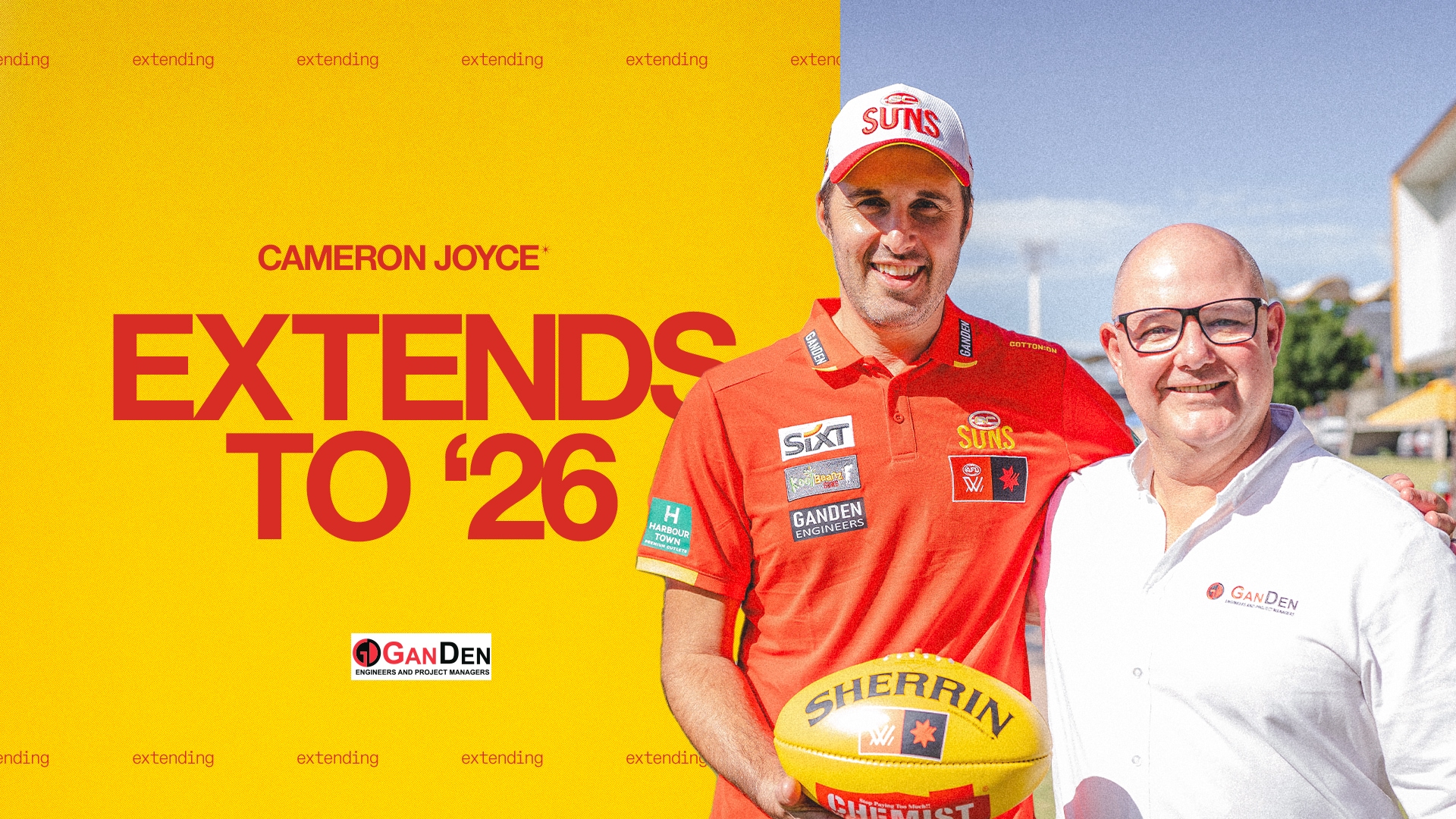 Cameron Joyce extends as GANDEN recommits as AFLW Coaches Partner