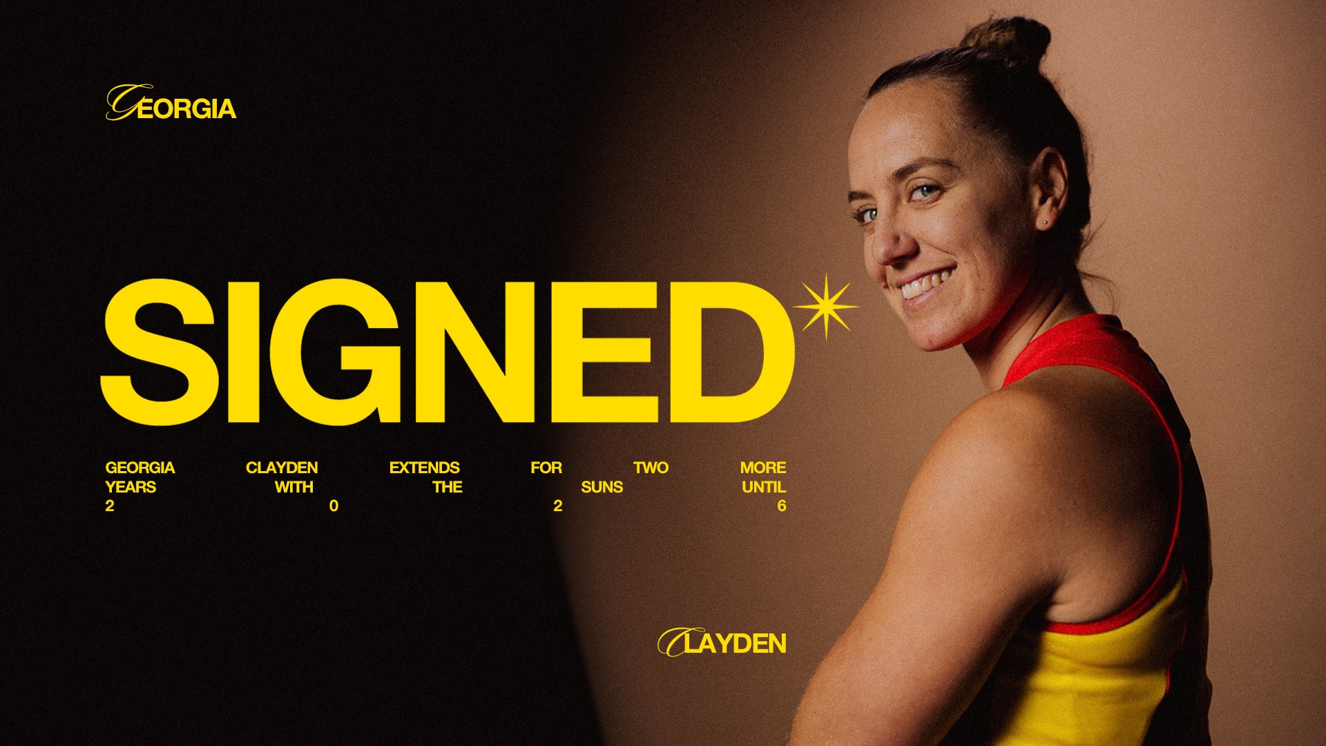 Georgia Clayden extends until 2026