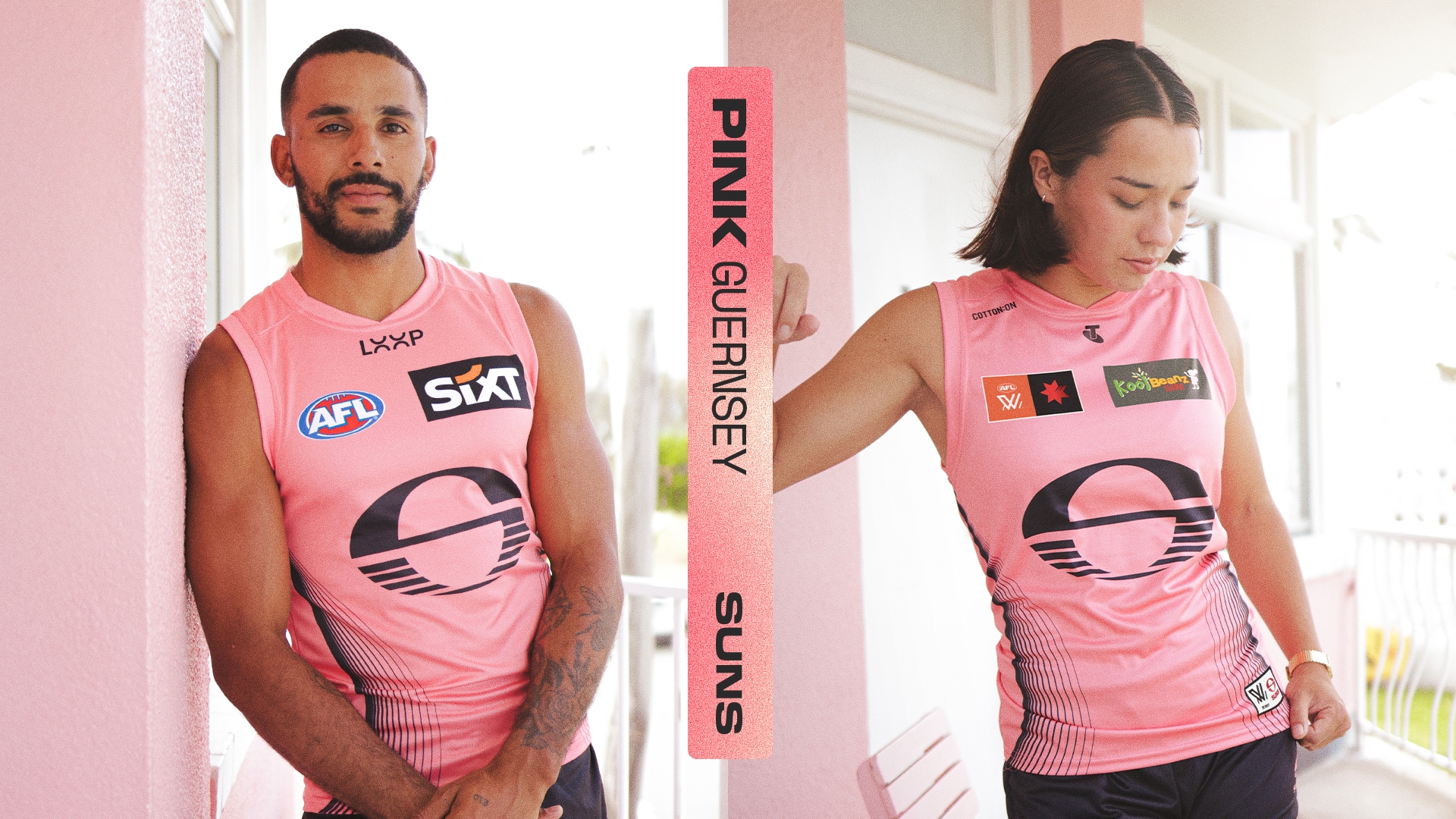 GC SUNS unveil AFL first Pink Guernsey