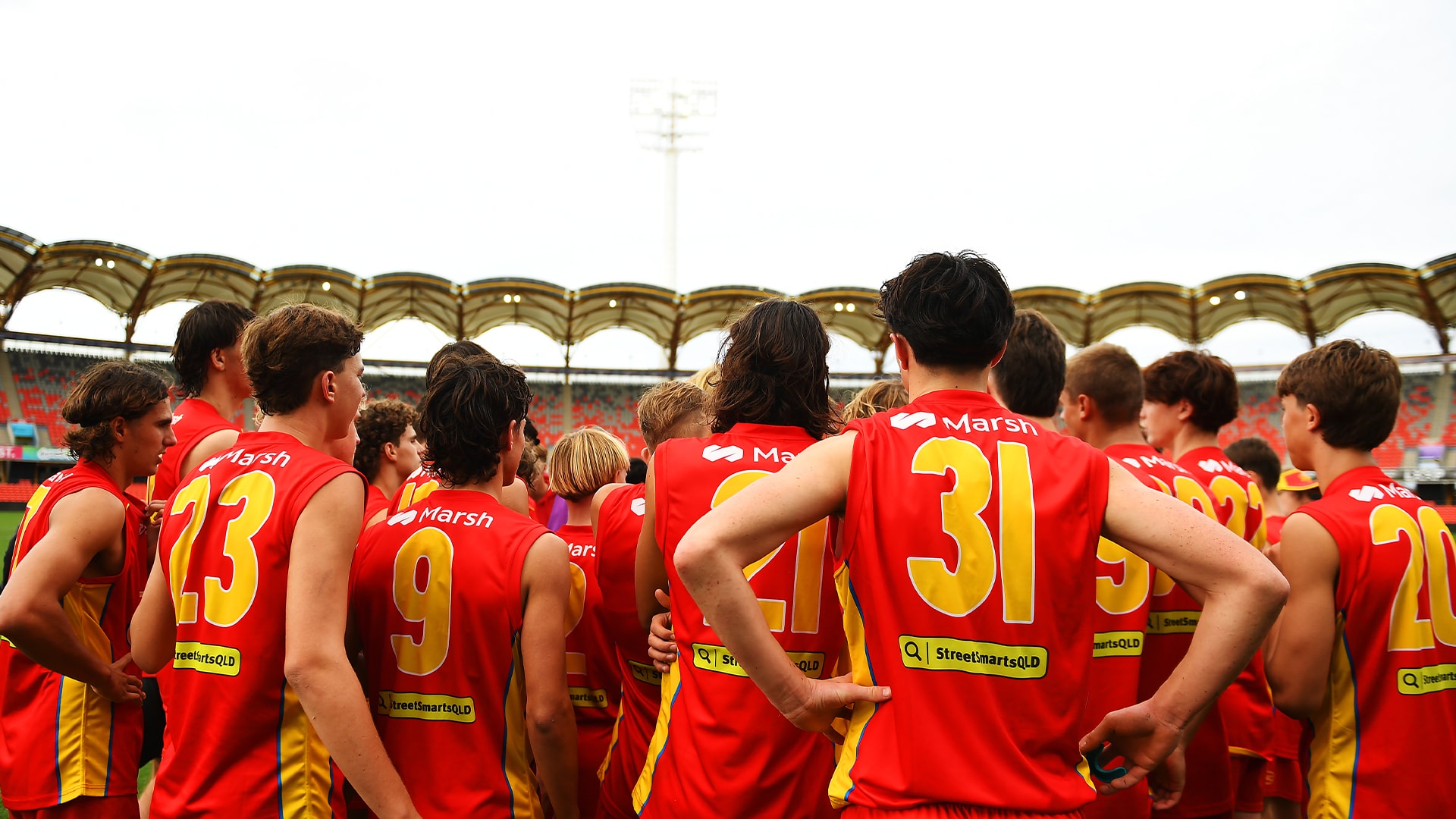 Gold Coast SUNS U16s Male National Development Championships Squad