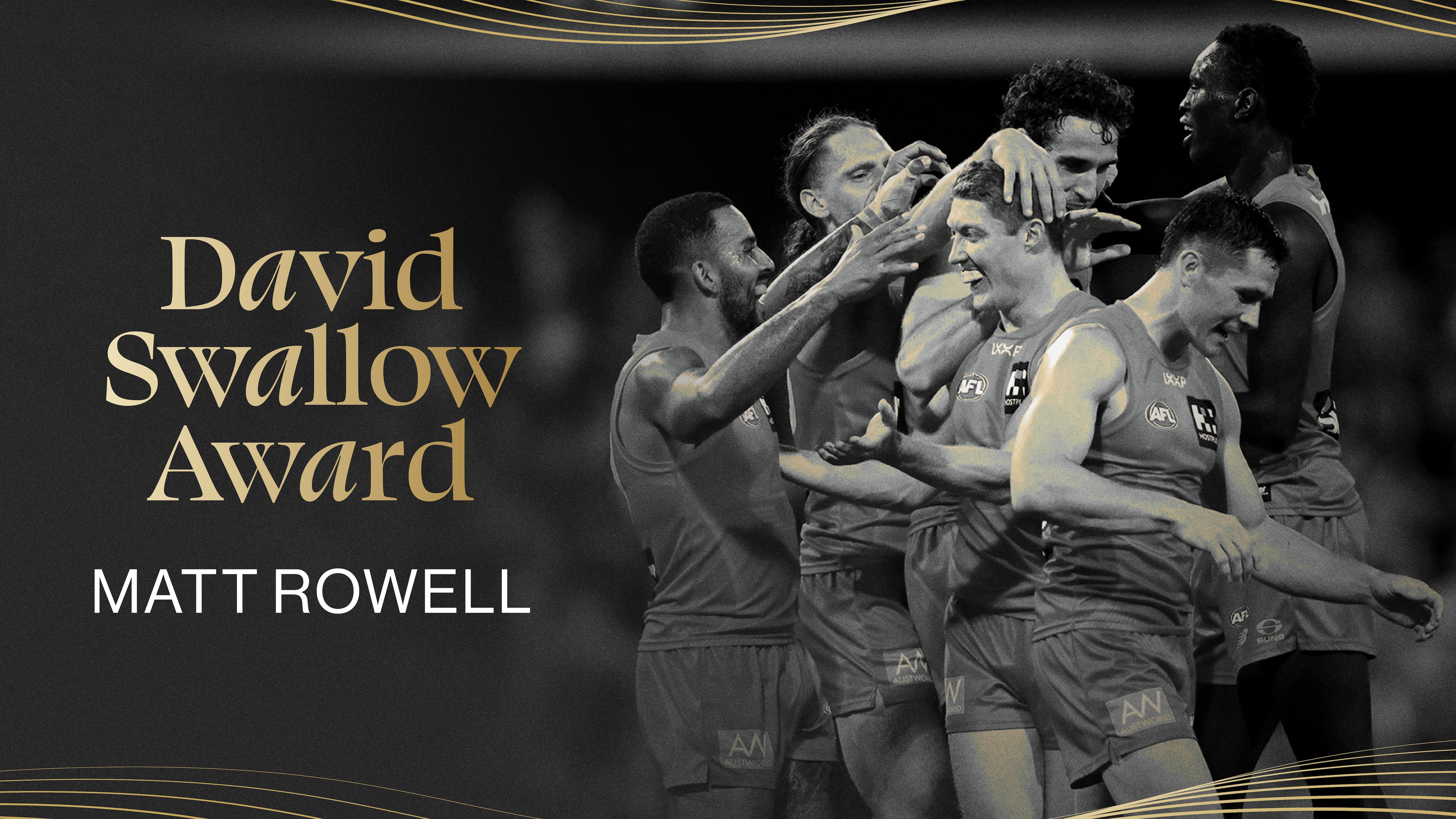 Matt Rowell wins David Swallow Award