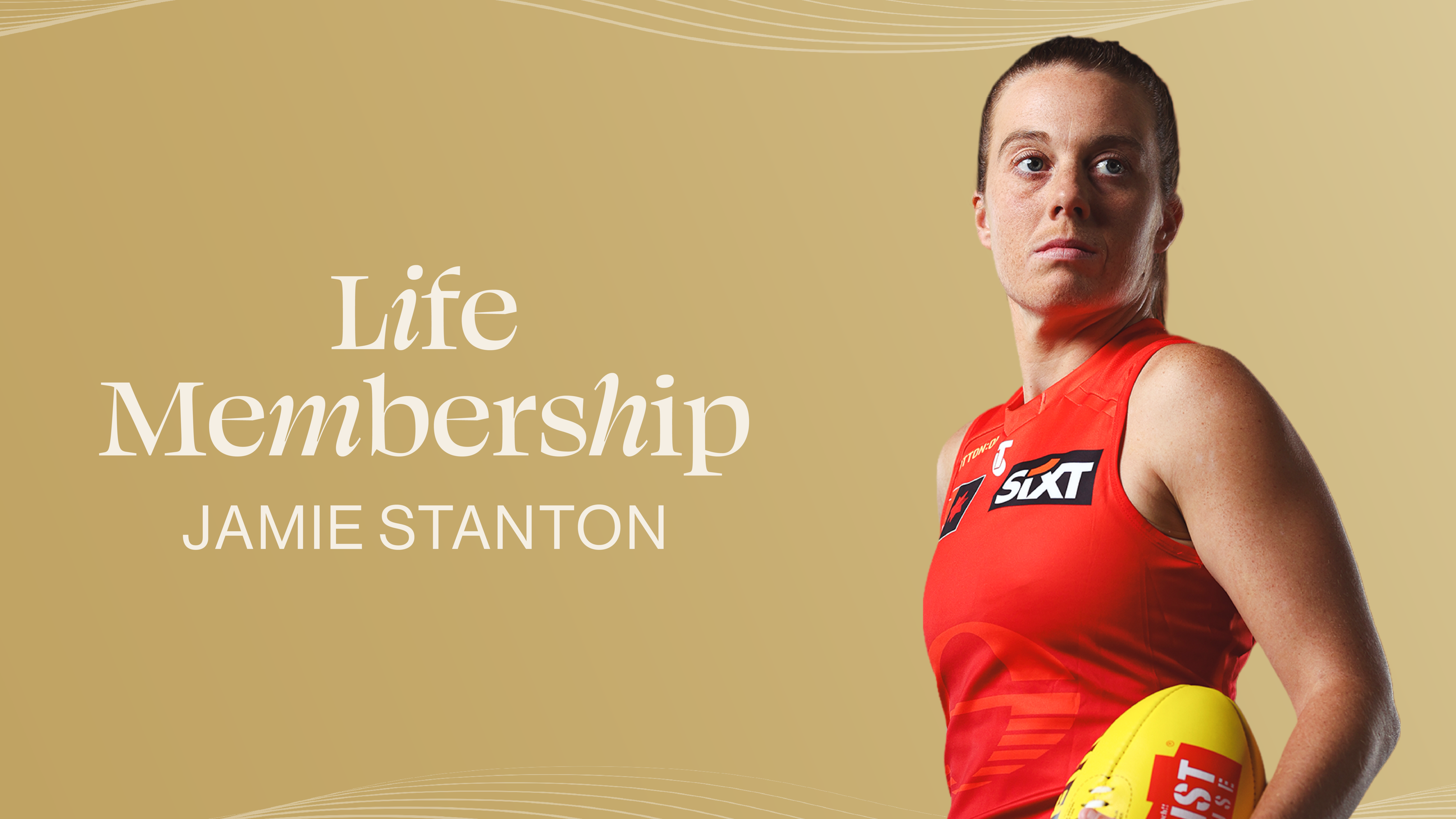 Inaugural Club Champion Jamie Stanton presented Life Membership