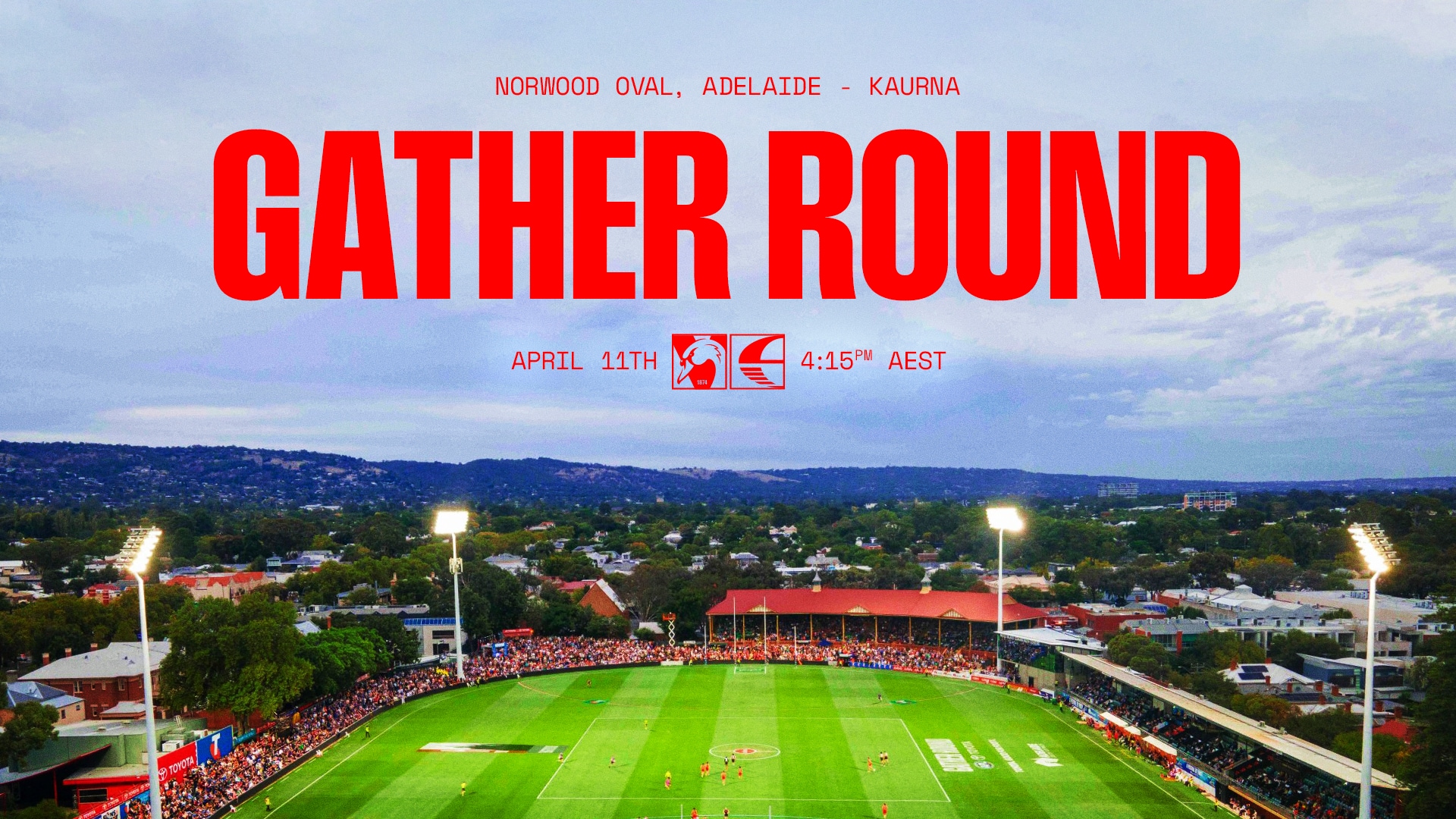 SUNS return to Norwood Oval for Gather Round