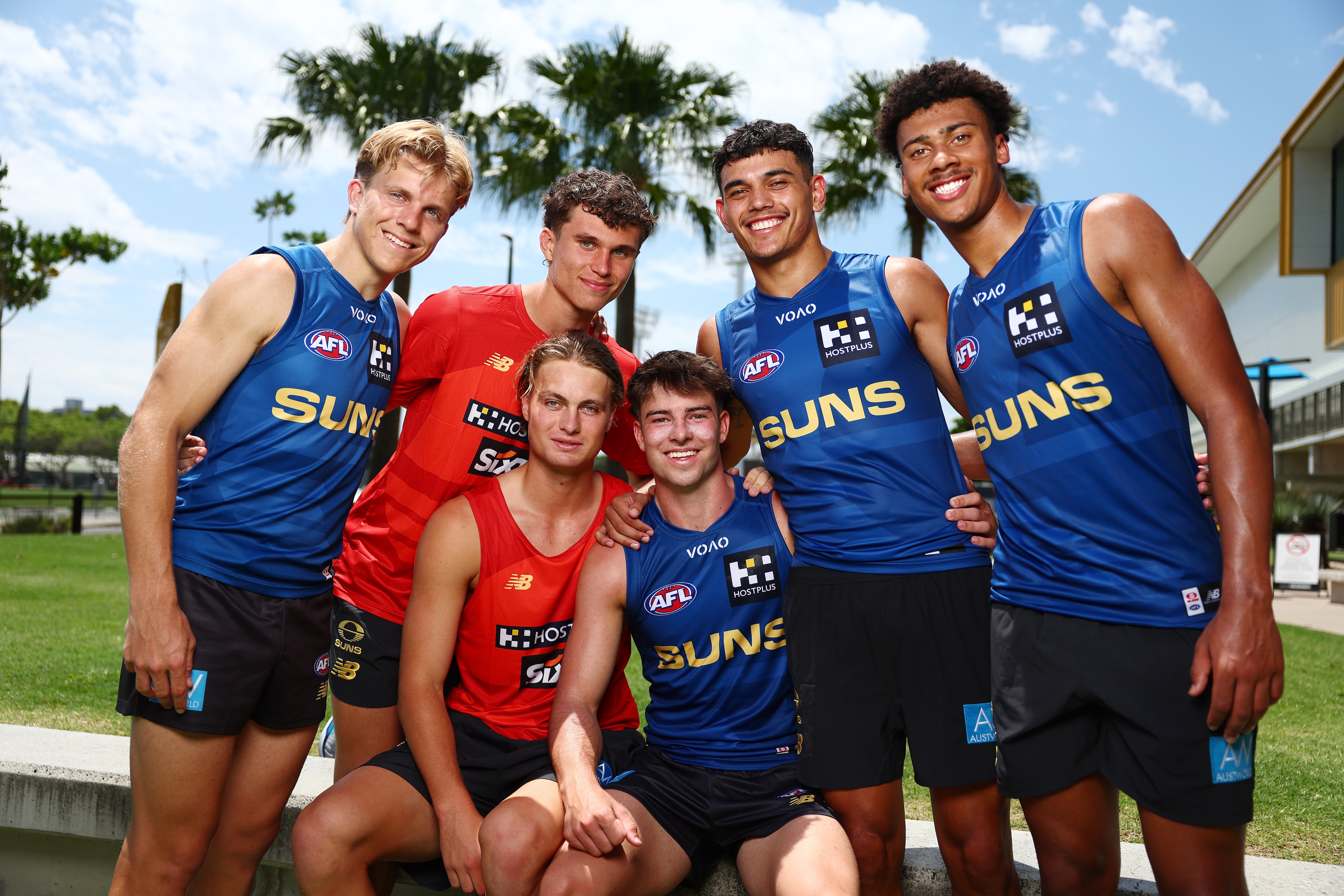 SUNS 2025 draft class complete first day of AFL pre-season