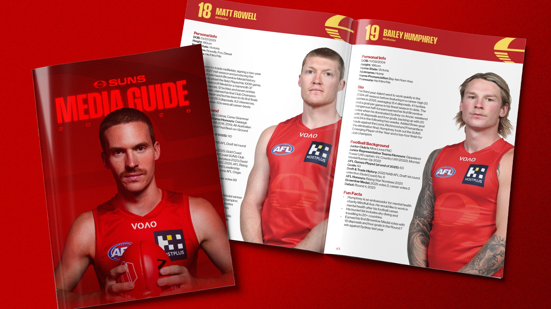 Introducing the SUNS 2026 AFL Media Guide