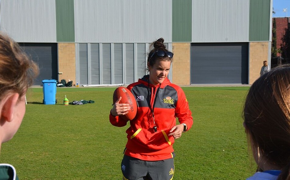 AFLW Feature: Riley’s shared passions inspiring the next generation