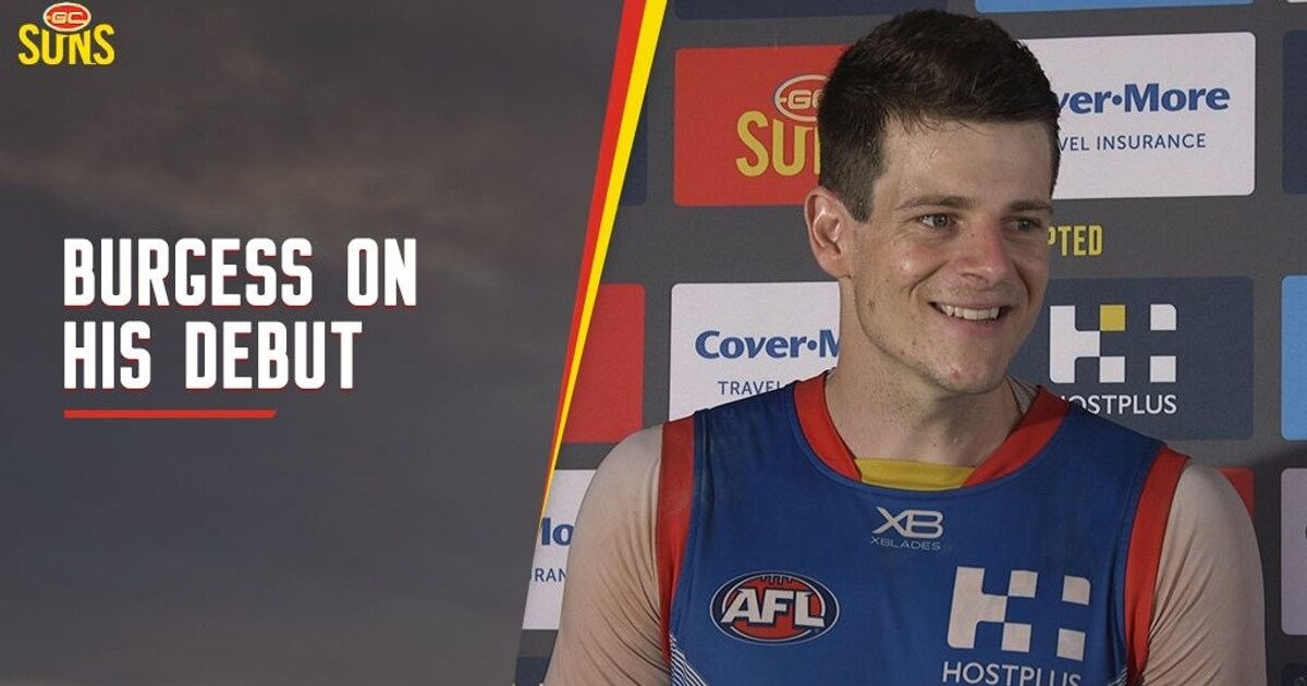 Burgess speaks about his debut