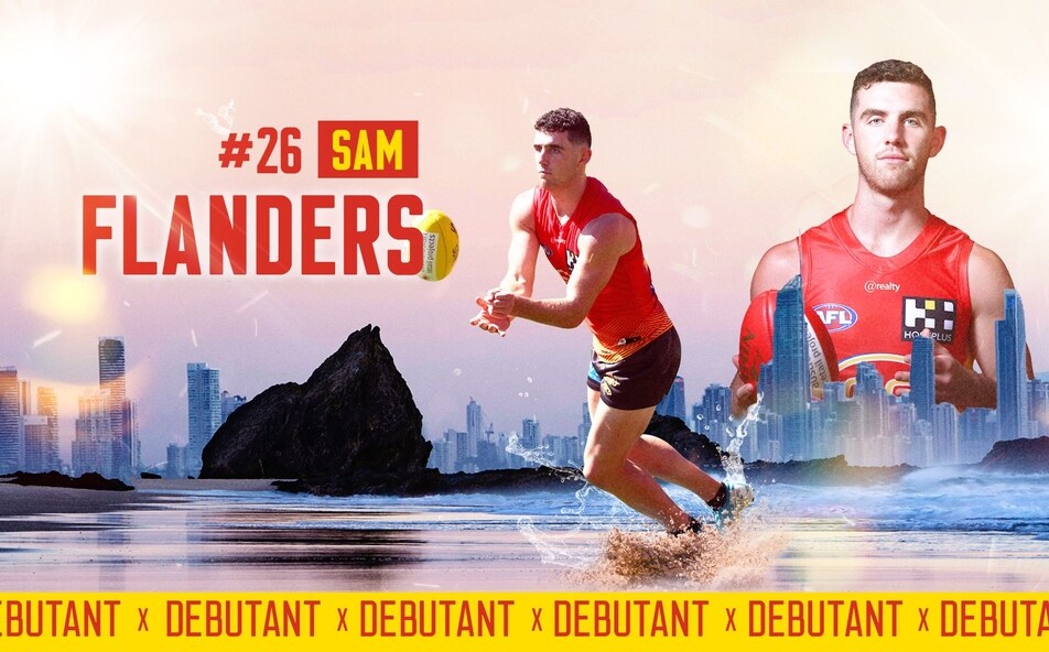 Sam Flanders to make his AFL debut