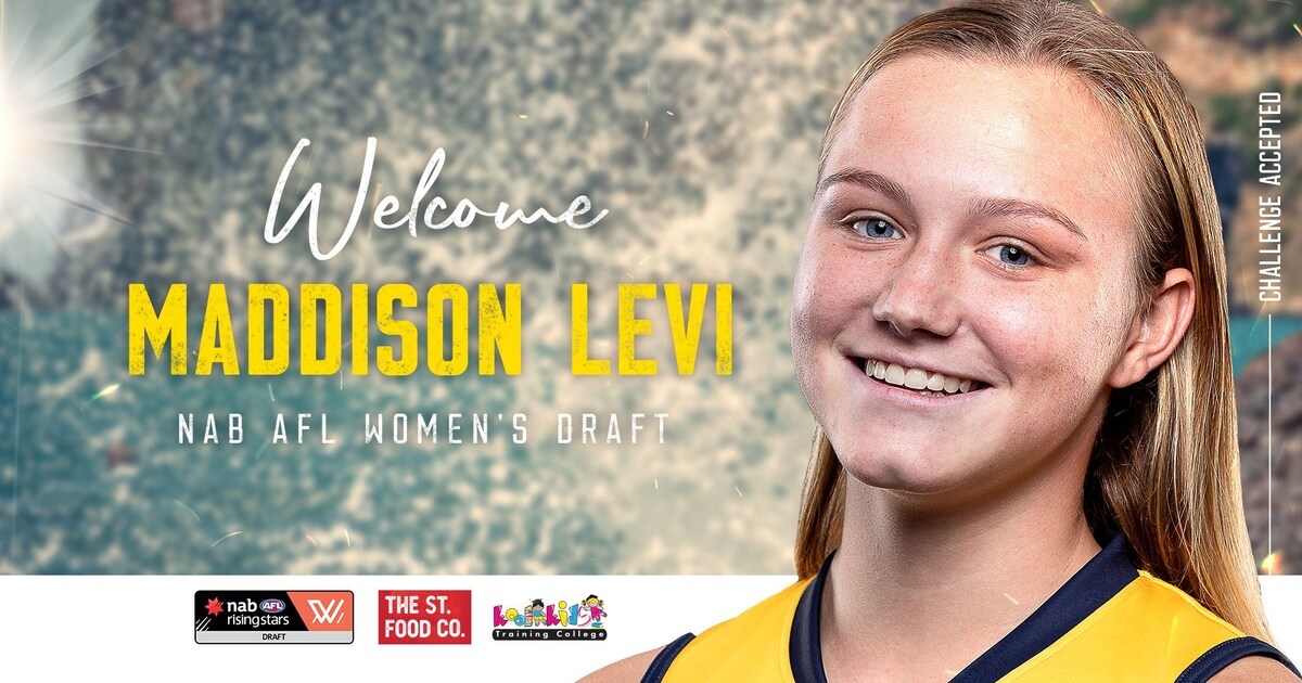 Academy product Maddison Levi drafted with pick 50