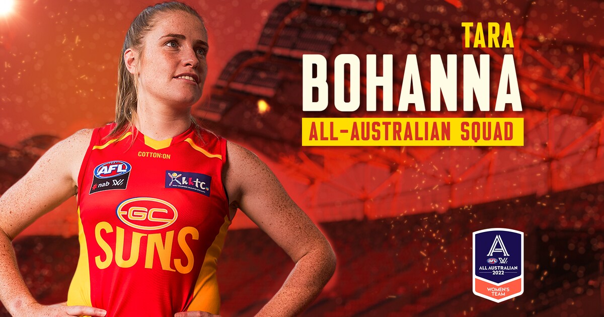 Tara Bohanna named in 2022 AFLW All Australian Squad