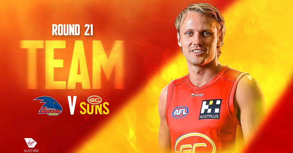 Team Announcement: Round 21