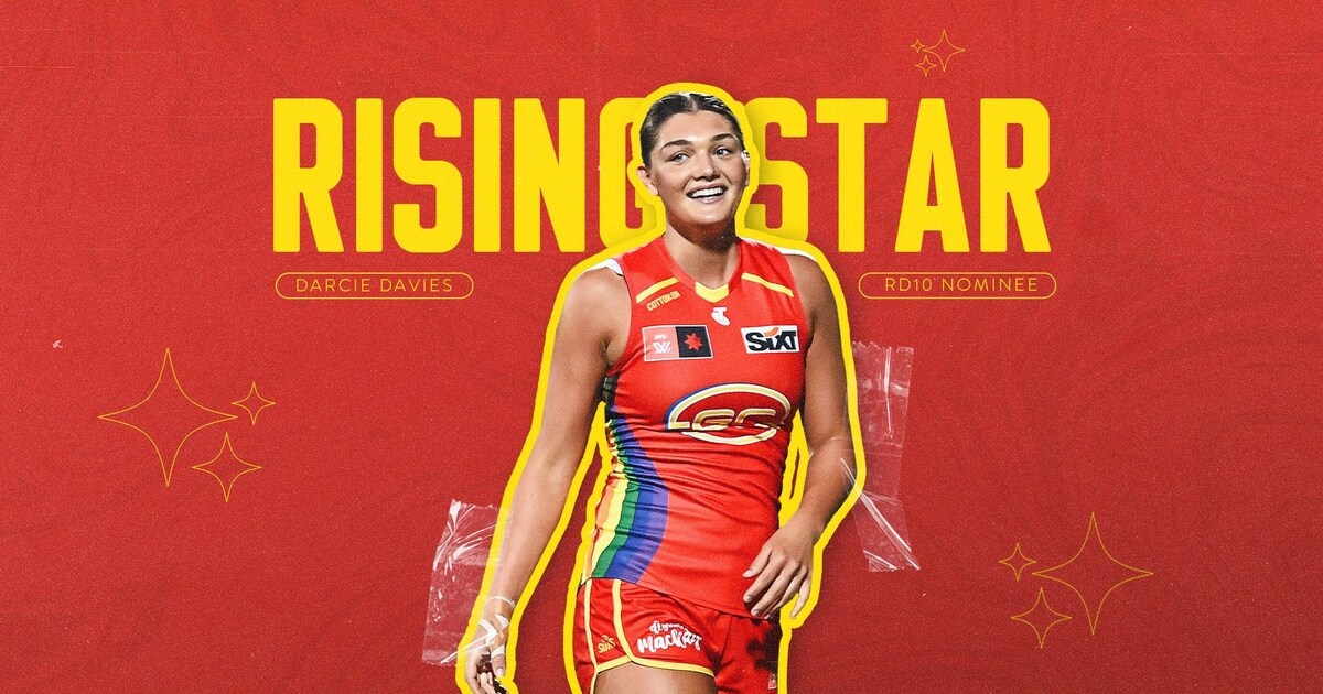 Darcie Davies named Round 10 AFLW Rising Star nominee