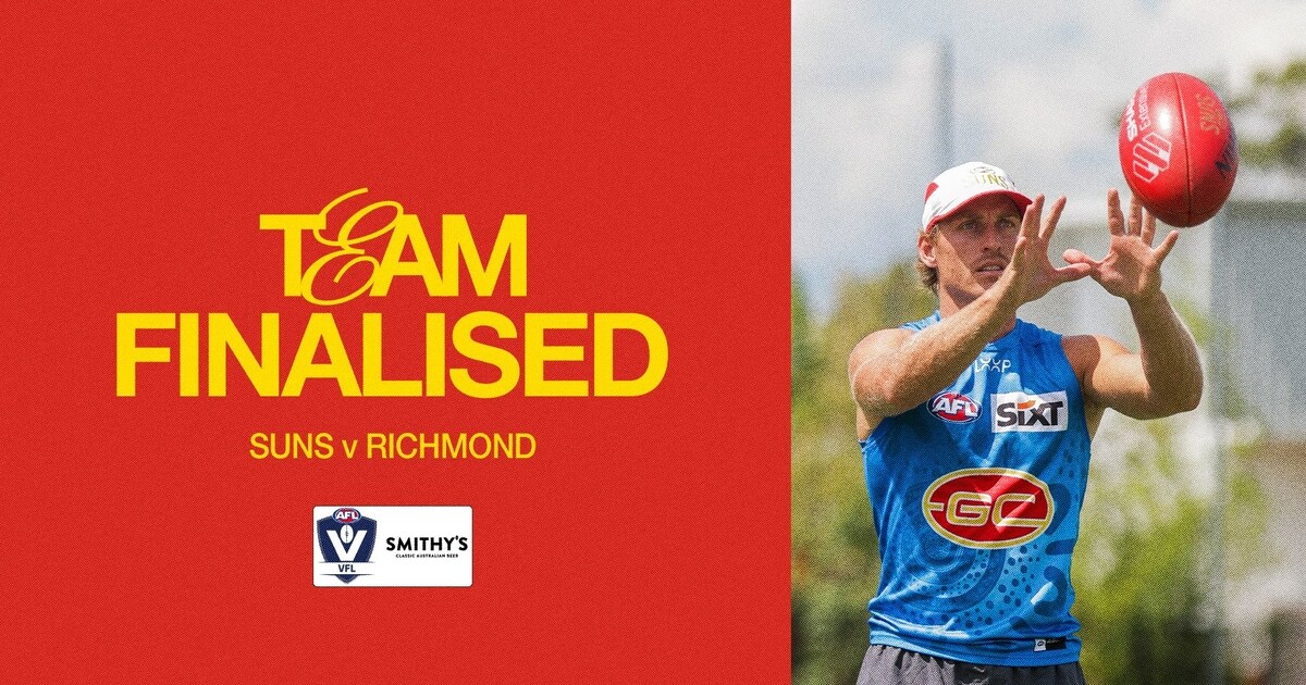 VFL Team Announcement: Round 16